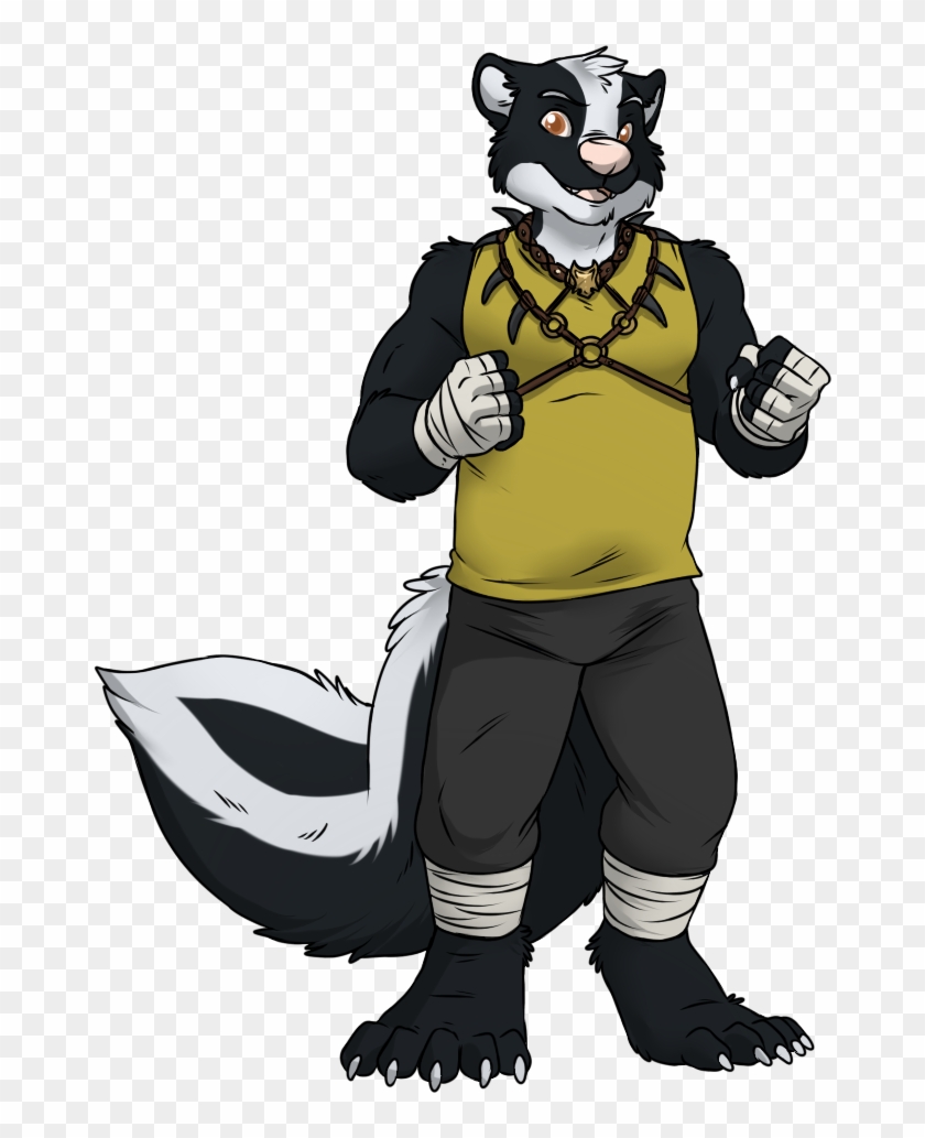 Punch Skunk [stream Commission] - Cartoon - Free Transparent PNG ...